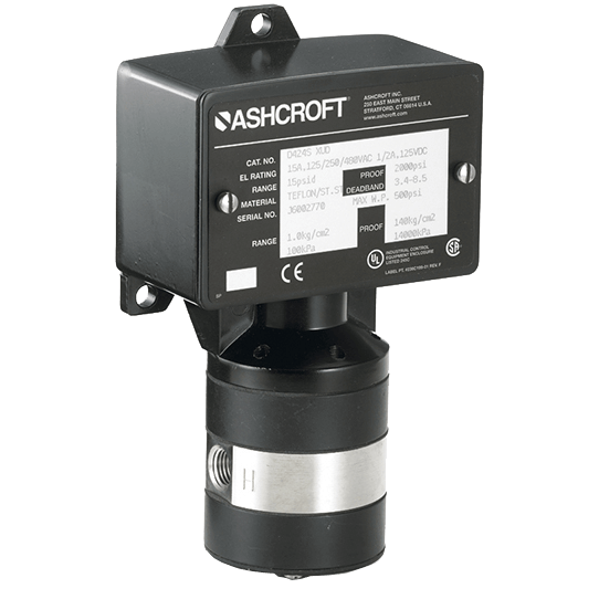 Ashcroft Differential Pressure Switch, D-Series N | Rust Automation ...