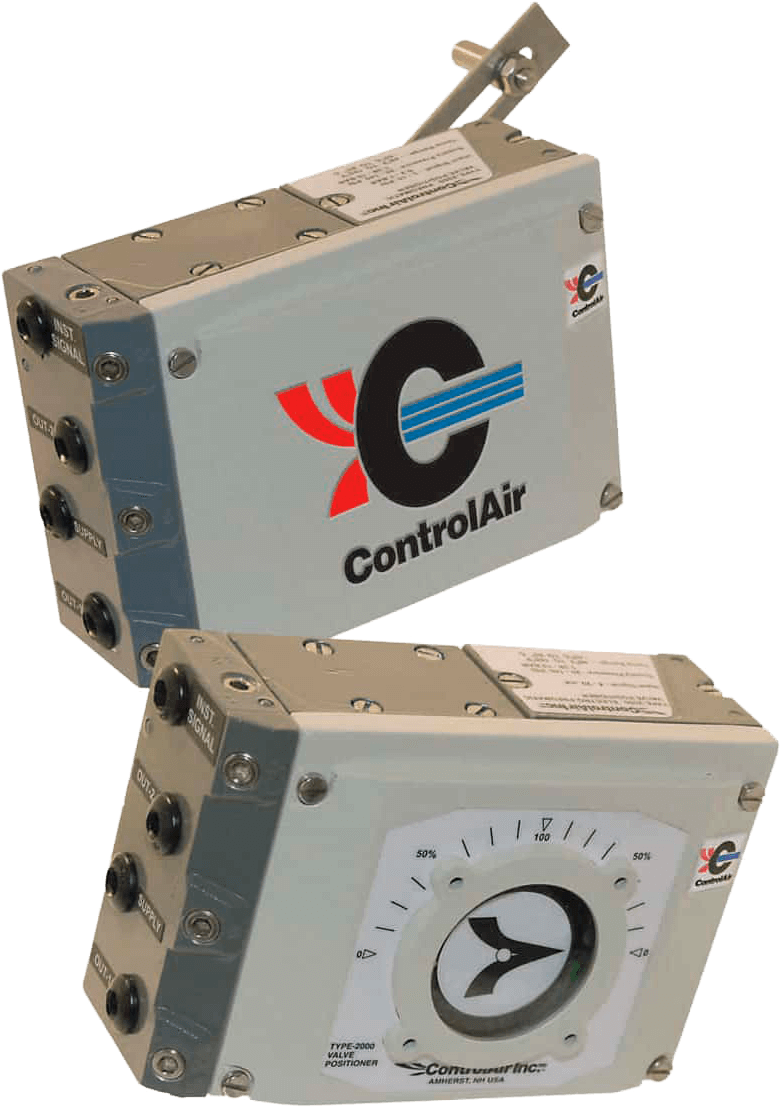 Control Air Type 2000 Pneumatic and Electro Pneumatic Valve Positioner ...