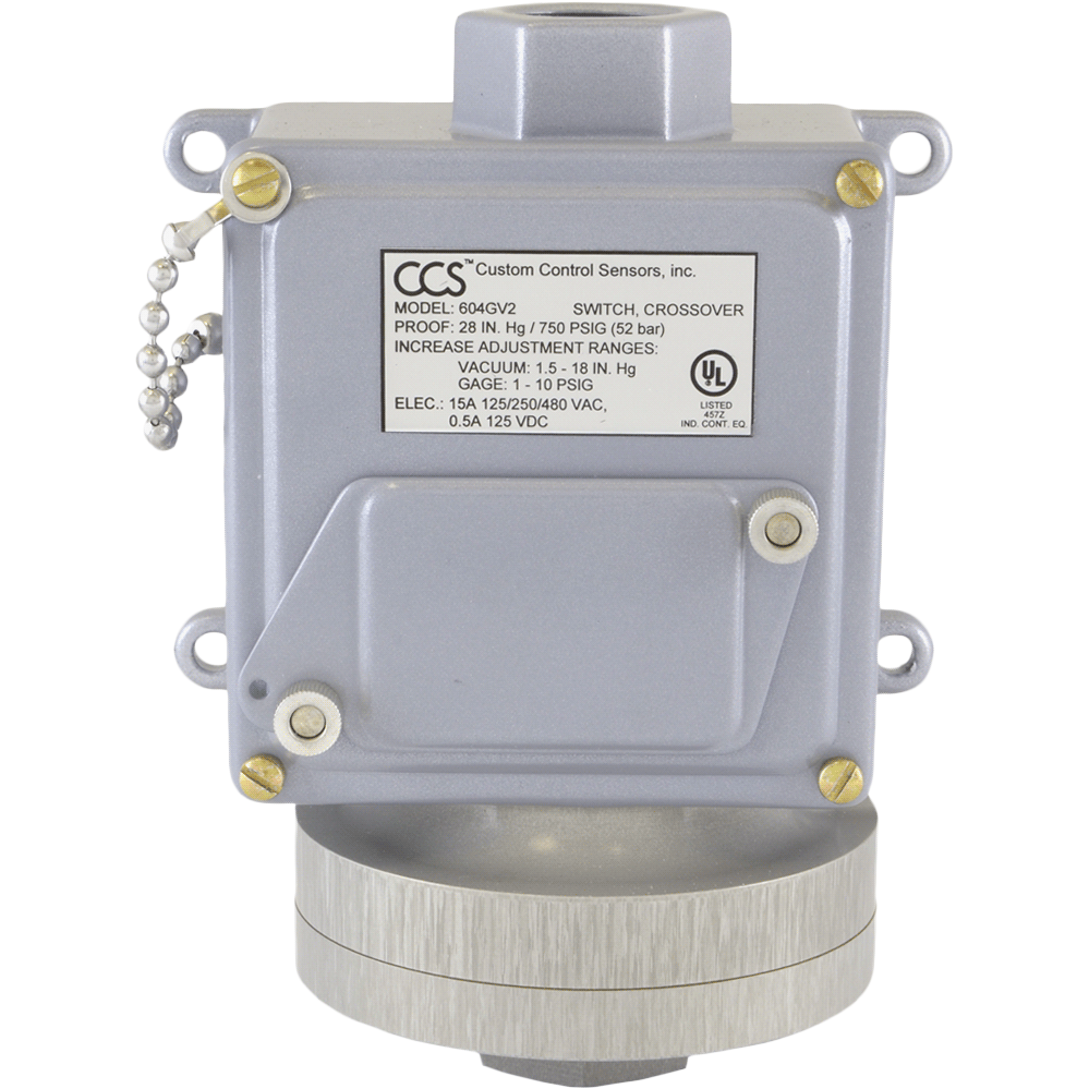604GV2 | CCS DUAL-SNAP Crossover Switch, Non-Haz. Area, 1/4" NPT ...