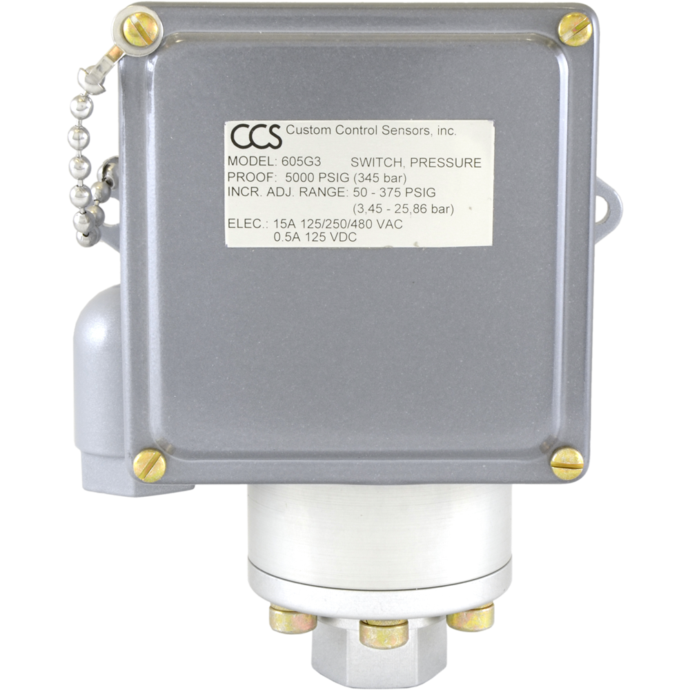 605GZ-7011 Series Pressure Switch | Automatic Controls of Virginia Inc.