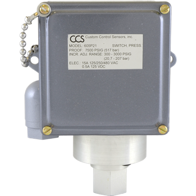 Custom Control Sensors, LLC 605P Series Pressure Switch | Yodify.com