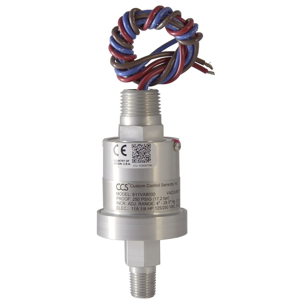 611V8000 Series Pressure Switch | Automatic Controls of Virginia Inc.