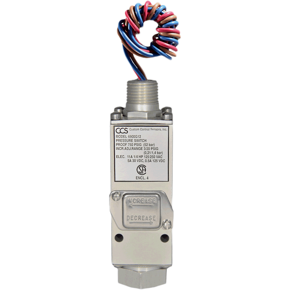 6900P Series Pressure Switch | Automatic Controls of Virginia Inc.
