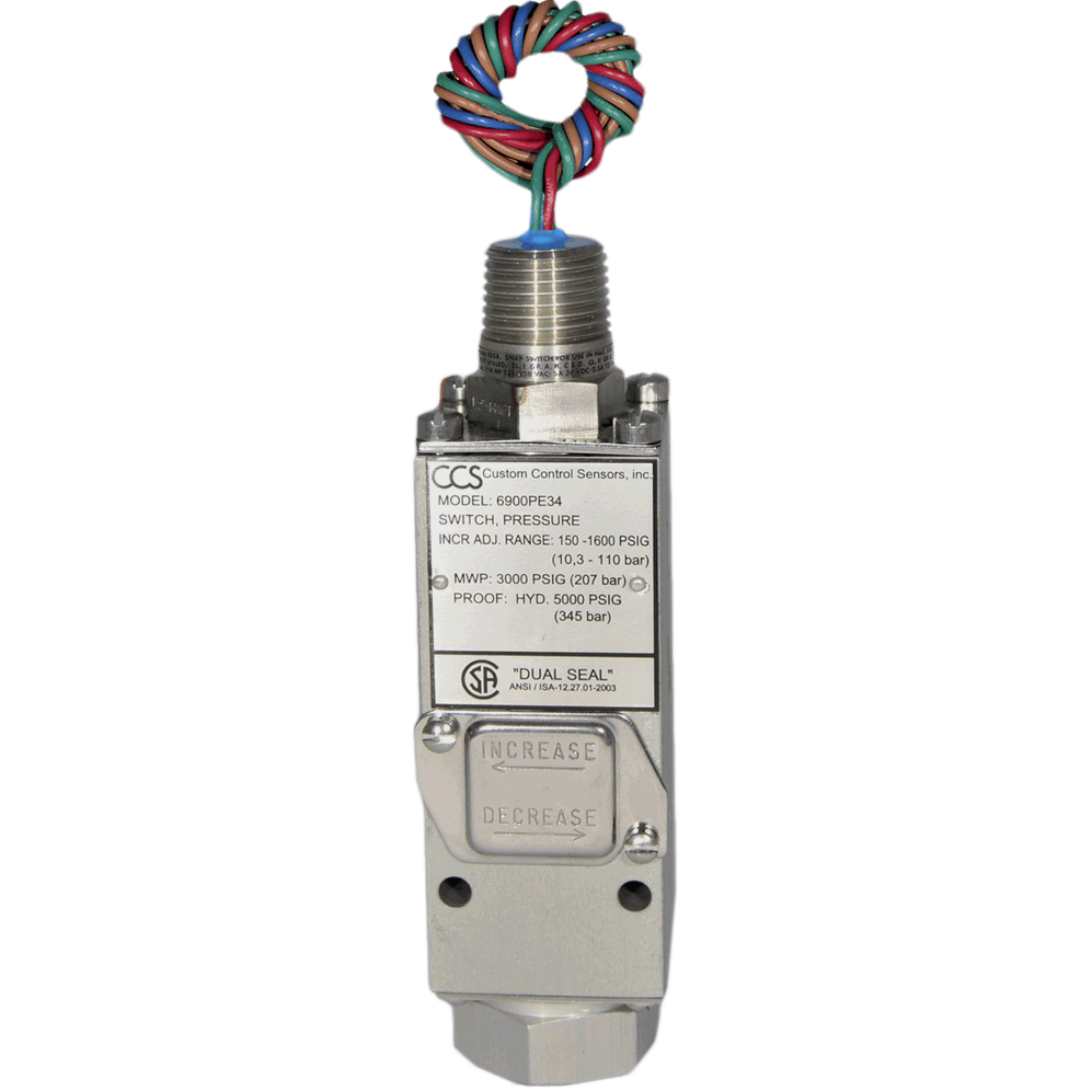 6900PE Series Pressure Switch | Automatic Controls of Virginia Inc.