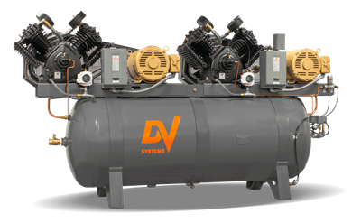 DV Systems 10 HP Duplex Heavy Duty Industrial Series | Yodify.com