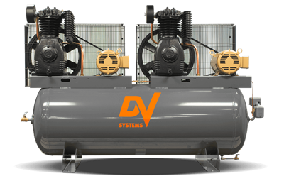 DV Systems 5HP Duplex Heavy Duty Industrial Series | Yodify.com