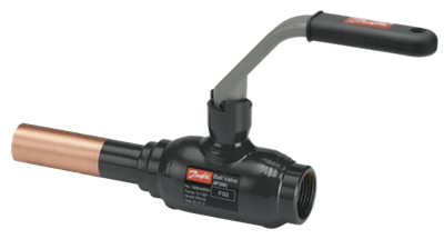 Danfoss JIP-IC Threaded Copper Connection Ball Va | Yodify.com