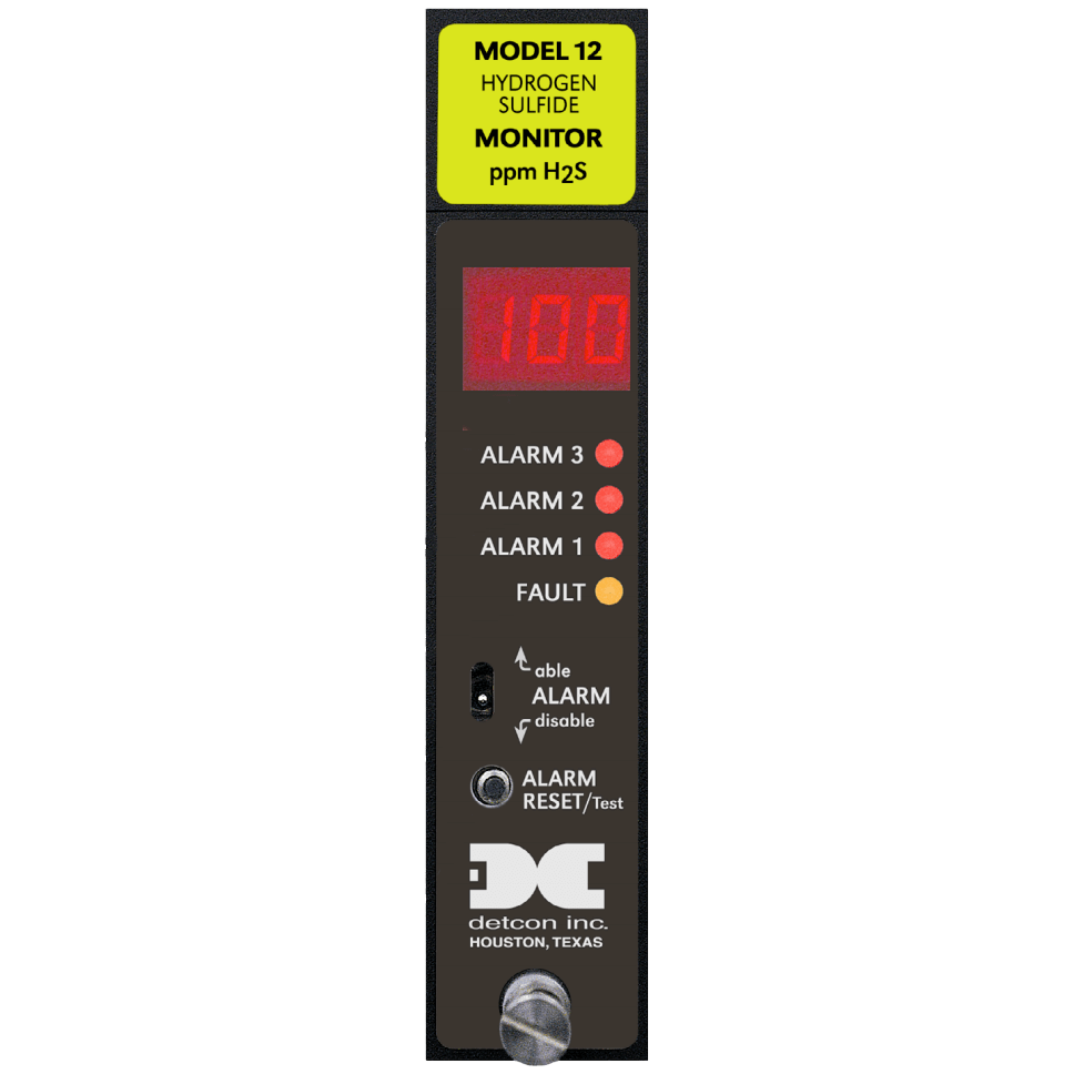 Detcon Model 12 Single Sensor Gas Detection Contr | Carbon Controls Ltd.