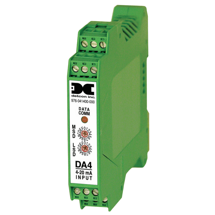 Detcon DA-4 Addressable 4-20mA Input Module
