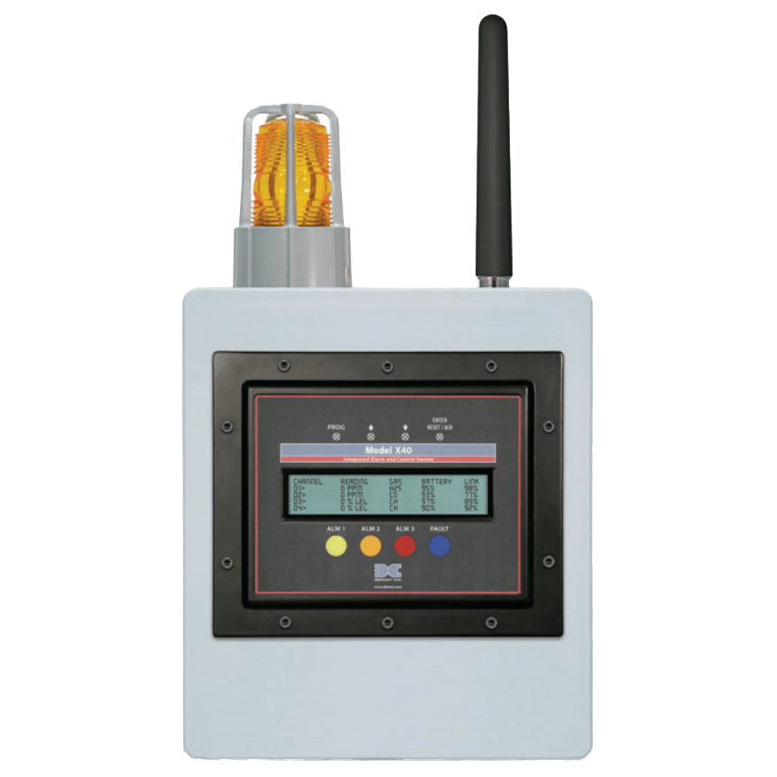 Detcon SmartWireless X40 Integrated Alarm and Con | Carbon Controls Ltd.