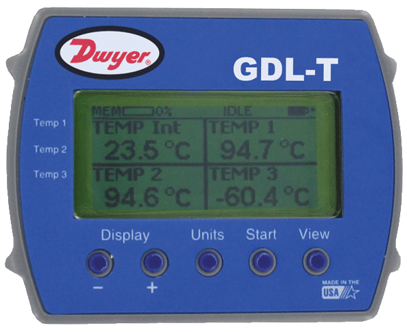 Model GDL Graphical Display Data Logger | Rust Automation & Controls, Inc.