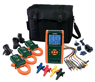 Extech 382100 1200A 3-Phase Power Analyzer/Datalogger | Yodify.com