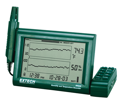 Extech RH520A Humidity+Temperature Chart Recorder with Detachable Probe ...