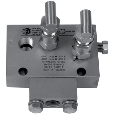 Hex Valve HM20 Series Instru-Mount Manifold | Process Technology, Inc.