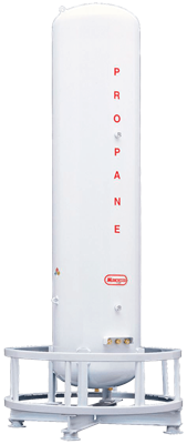 Manchester Tank Vertical Propane Dispenser Tanks | Yodify.com