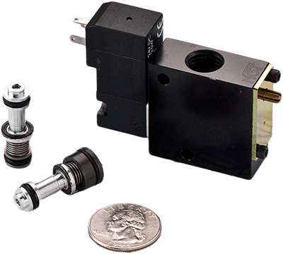 NGT Specialty Valves Pneumatic Cartridge Valve for a Manifold, Cv=1.2 ...