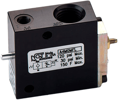 NGT Specialty Valves Solenoid Air Pilot-Operated Locking Valves with ...