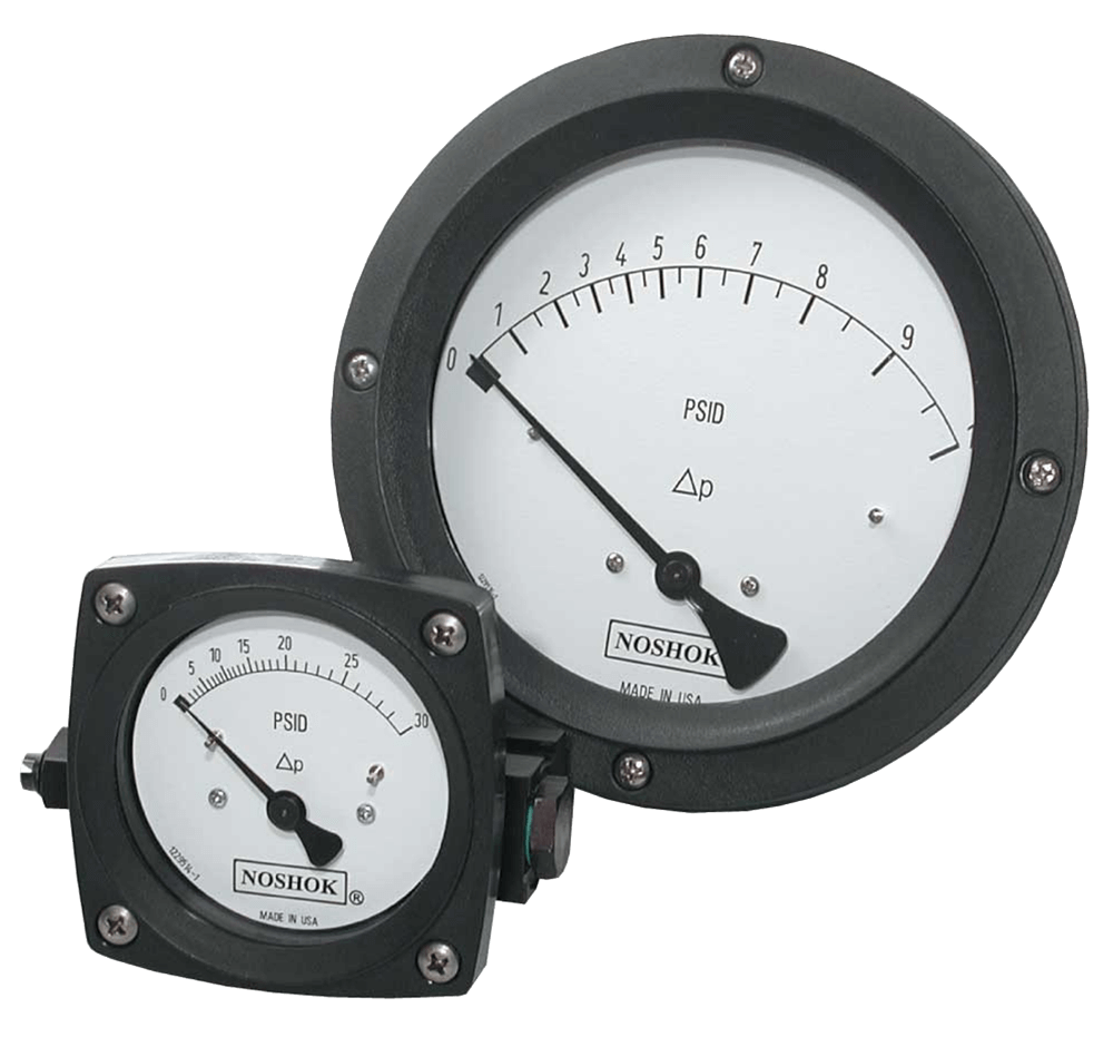 Noshok 1000 Series Differential Pressure Gauge | Rust Automation ...