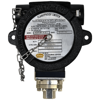 Orion Instruments FE Series Flameproof Hydraulic Range Pressure Switch ...