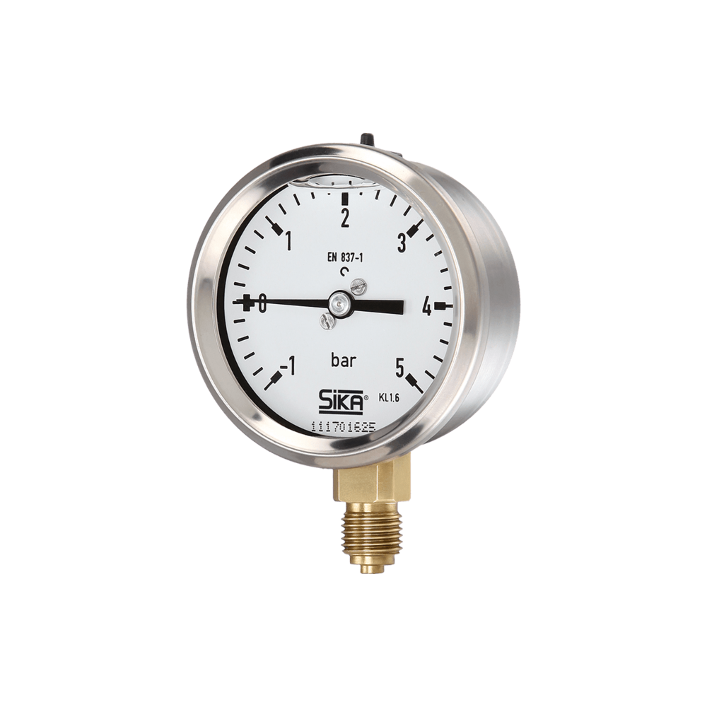 SIKA Bourdon tube pressure gauges without casing filling / Industry version MRE-MREG | BONNER