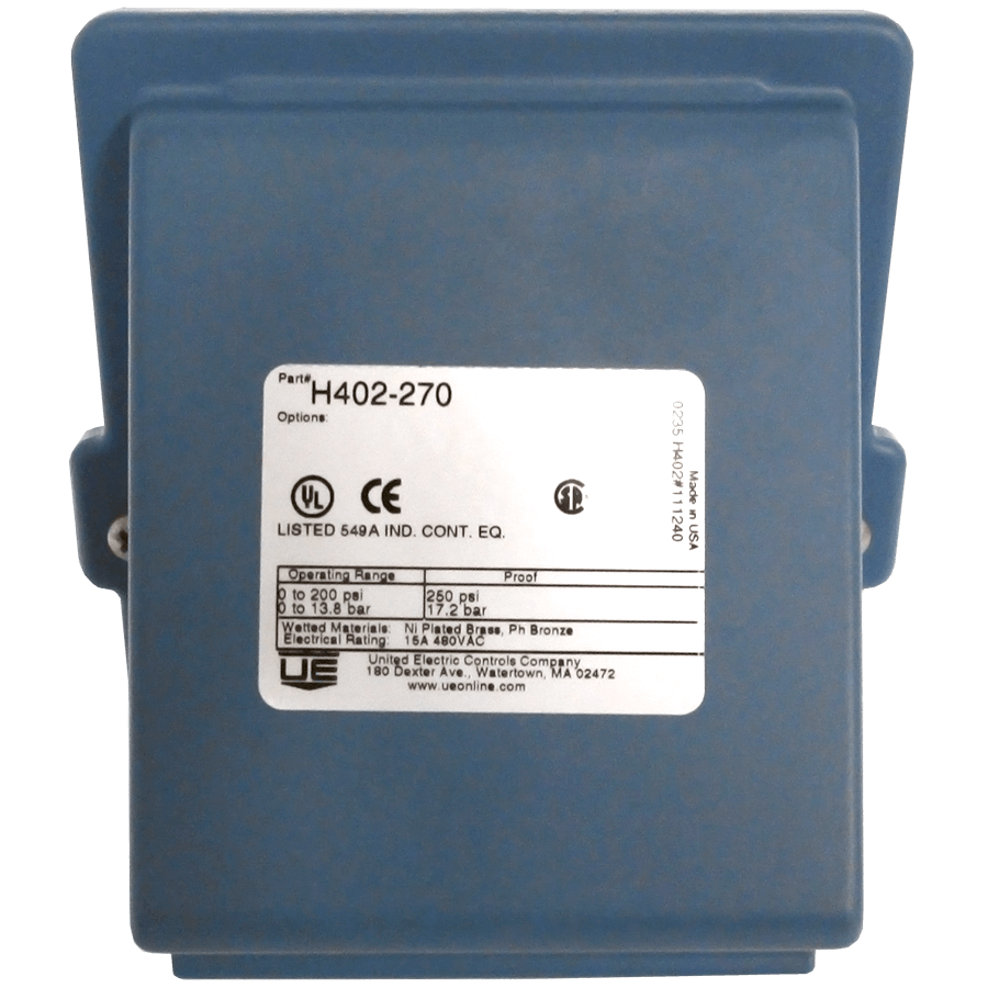 United Electric 400 Series Type H402 Models 270 t | JMC Instruments and ...