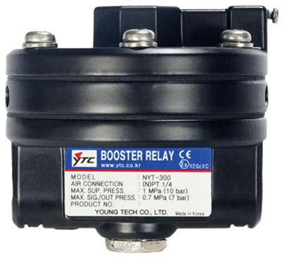 Rotork YTC YT-300 Small Size 1/4" Volume Booster | Telematic Controls Inc.